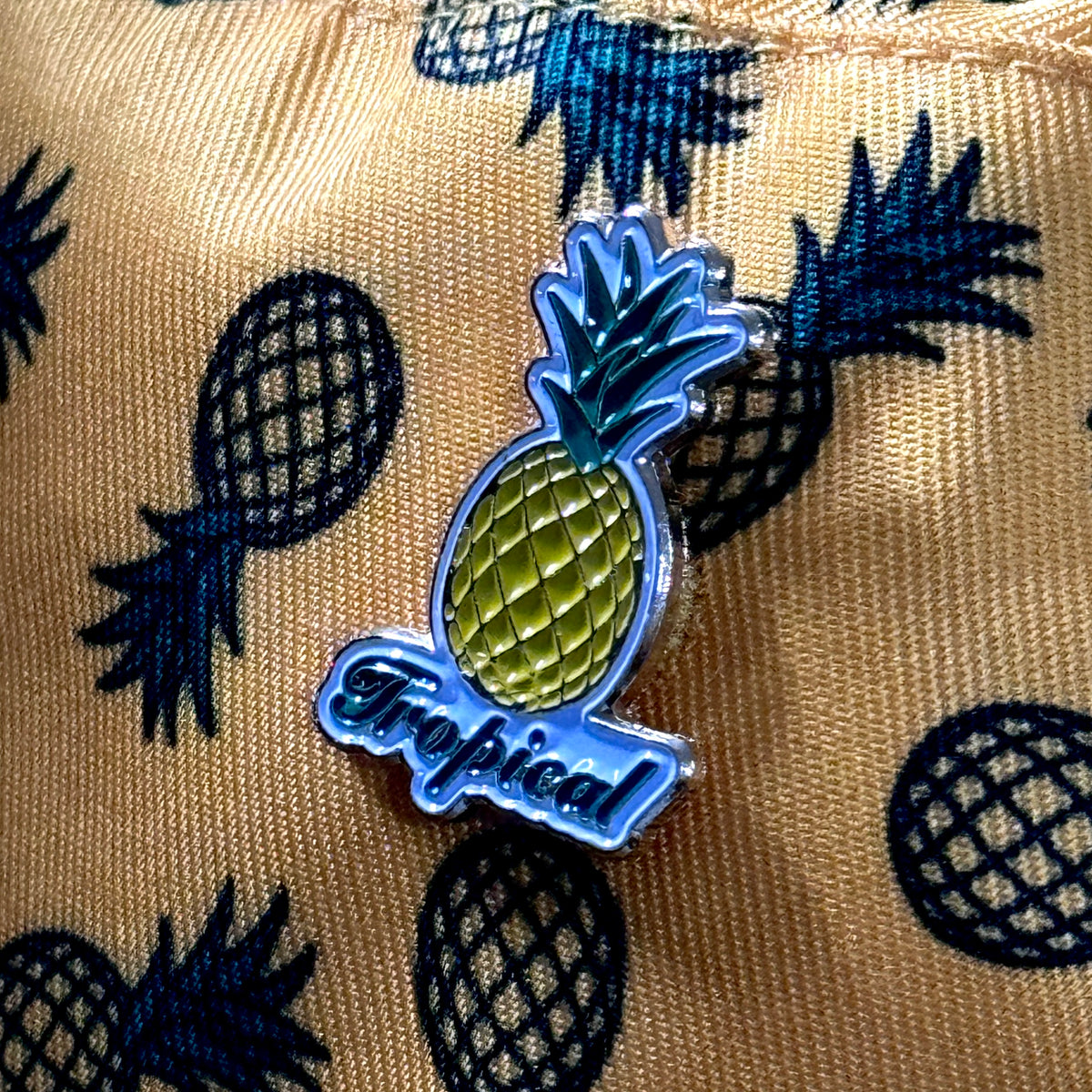 Tropical Pineapple Lapel Pin | Cultures New York
